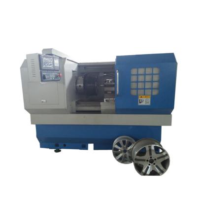 China automatic wheel cnc machine CK6166A with laser probe and touch screen from HAISHU for sale