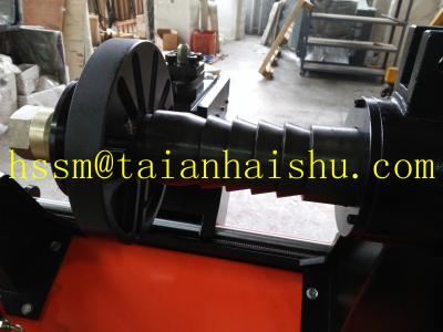 China rim straightening machine HS-RSM595 wheels repair lathe with cutting function hydraulic for sale