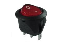 China Printer Switch RC Series Circular Boat Shaped Rocker Switch With Lights for sale