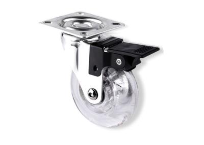 Enhanced Durability Style Furniture Wheels in Clear PU Customizable for Heavy Duty