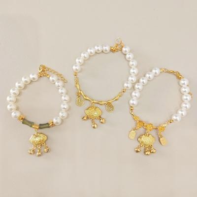 China Chinese Style Pet Collar with Fortune Blessing Plates for Dogs Cats for sale