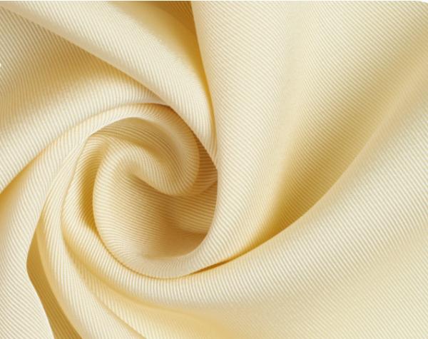 Quality 270GSM Soft Satin Fabric 100 Polyester Silk Yellow Satin Fabric Smooth Glossiness for sale