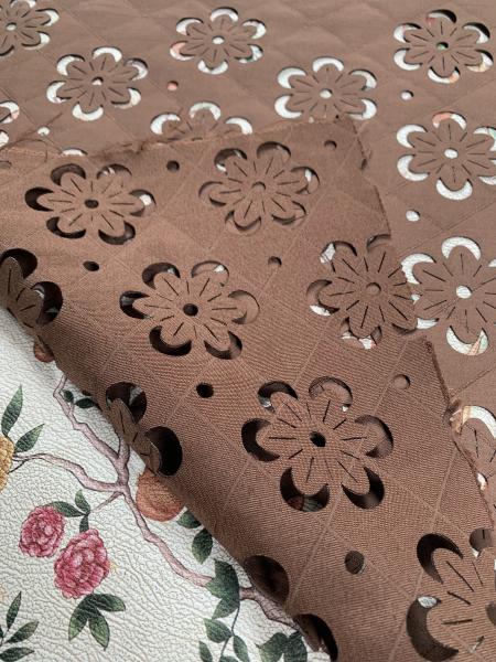 Quality 3D Pattern Burnt Flowers Contemporary Textile Art 100 Polyester Fiberfill Art for sale