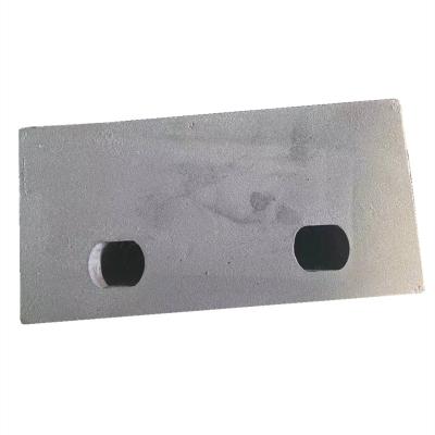 China 63HRC Double Hole Hook Plate for Broken Machine 20mm Thickness for sale