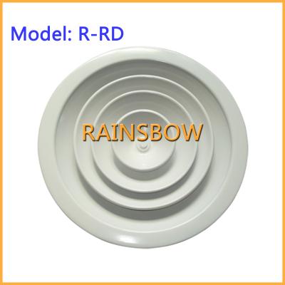 China Round Air diffuser R-RD supply  return aluminium air grille air register air vent grille air diffuser for sale