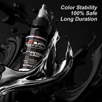 Quality Dark Tattoo Pigment Ink Concentrated Black Cosmetic Tattoo Ink for sale