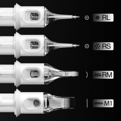 Cina QUELLE Ingrosso Cartucce per tatuaggi Aghi in acciaio inossidabile RL RS M1 Disposable Body Art in vendita