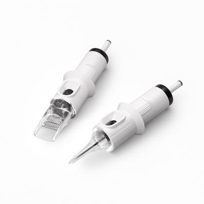 Cina Quelle White Tattoo Cartridge Needle 1RL 0.20mm 0.25mm 0.30mm 0.35mm OEM Tattoo Needle Cartridge in vendita in vendita