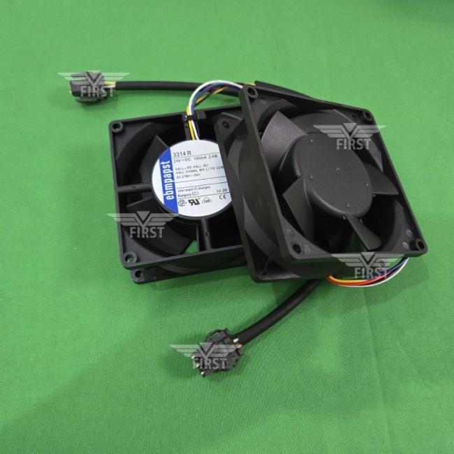 Black Original New Man Roland Spare Parts Roland 700 Fan 24V For Roland 700 Fan