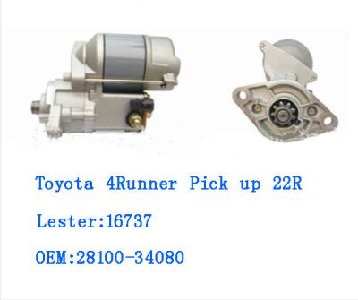 Cina Il motore d'avviamento automatico dell'OEM 2810034080 di Lester 16737 per il corridore di Toyota 4 prende 22R in vendita