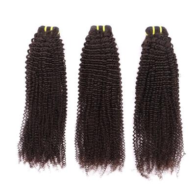 China High Quality Natural Kinky Curly Hair Extensions Double Welf Welf 10a Kinky Curly Virgin Hair Bundles factory