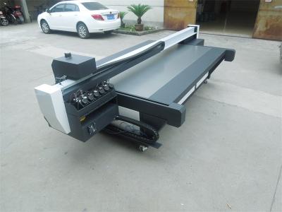 China Steel Frame UV LED Printing Machine Automatic Digital Flatbed Printer for sale