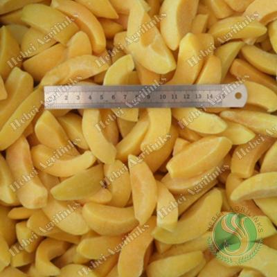 China Frozen Yellow Peach Strips for sale