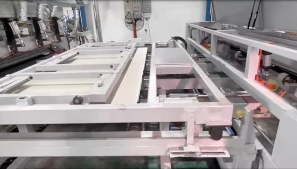 Quality Short Cycle Furniture Board Veneering Hot Press Machine Melamine Mdf Press Machine 80 Sheets Hour for sale