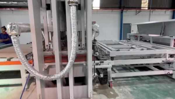 Quality 4X8 Short Cycle Hot Press Machine Plywood Melamine Laminated 1800 ton for sale