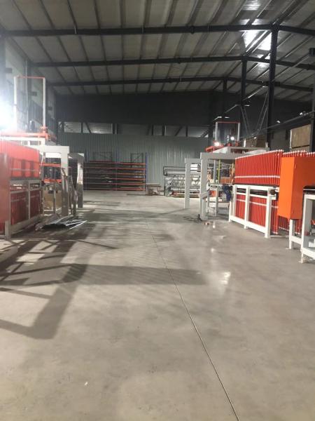 Quality 15KW Short Cycle Hot Press Laminating Line For Furniture Board 1200 ton for sale