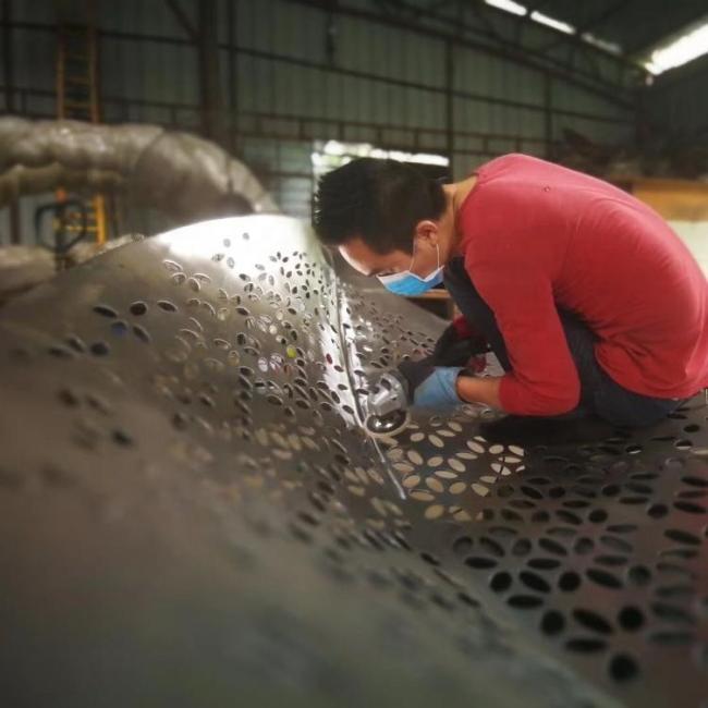 Famous modern abstract leaf stainless steel art sculptures for garden decoration