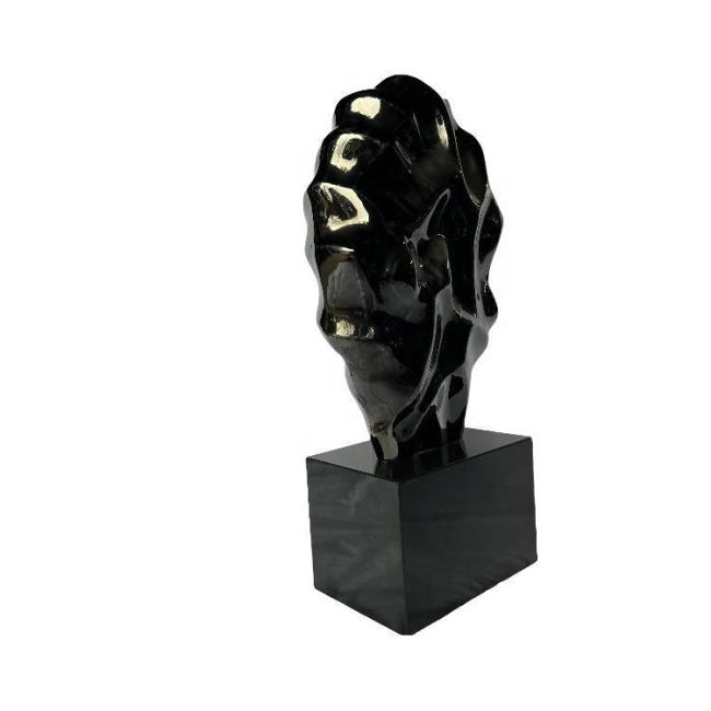 Modern art metal ornaments lawn polished stainless steel garden abstract sculpture