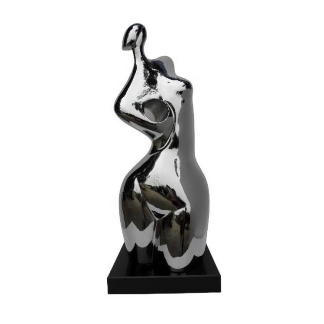 Manufacturer Personalized Modern Abstract Lady Metal Sculpture for Mock-up House