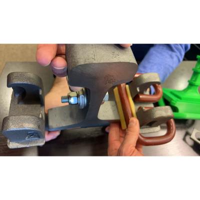 China GOST Integral Casting Railway Shoulder for APC-4 Rail Clip for sale