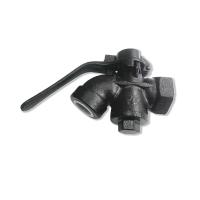 China Railway Angle Cock Braking System Component G1 1/4 Size with 1.1 MPa Working Pressure EN 14601-2011 Standard for sale