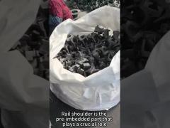 Gute Härte Formbares Gusseisen Vorbetriebene Schienenhalter für das Sandgusswerk