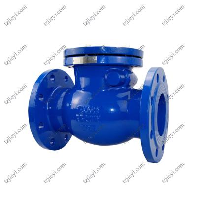 China DIN PN16 Ductile Iron Double Flange Non Return Check Valve DN100 for sale