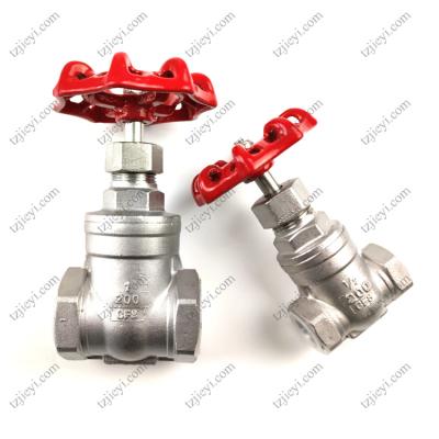 China China valve 1 inch DN25 resilient seat screw connection thread gate valve for sale