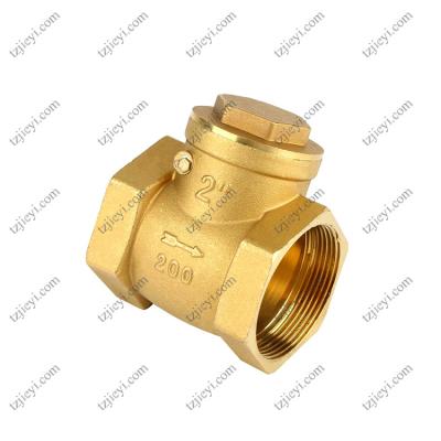 China Low pressure 2 inch spring check valve wcb brass swing check valve price for sale