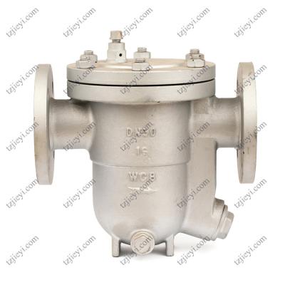China Flanged bucket type steam trap for water and steam for sale