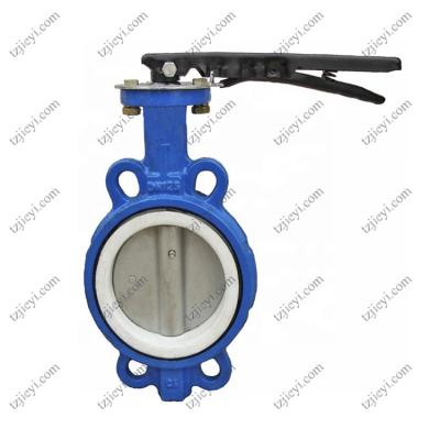 China DN50 Factory Price Wafer Connection 2 Inch-10 Inch Ductile Iron Butterfly Valve for water oil gas for sale