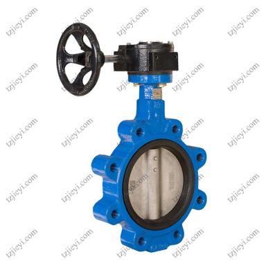 China PN16 ductile iron body disc SS410 shaft EPDM seal 3 inch DN80 Wafer type butterfly valve for sale