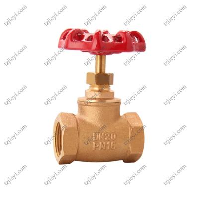 China Thread connection DN20 high-quality brass stop valve globe valve/stopcock for water for sale