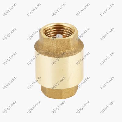 China DN40 BSP thread connection vertical pressure washer Brass check valve price Water Spring swing one way Check Valve for sale