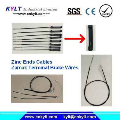 China Steel Wire with Die Casting Zinc End for Door Lock for sale