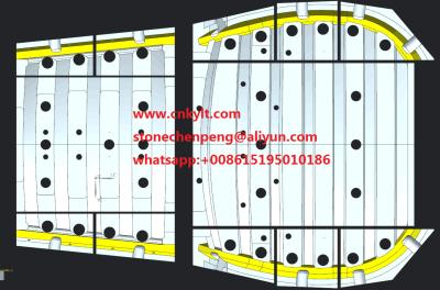China Hard anodized aluminum CNC machining checking tools for Welding beach chair parts for sale