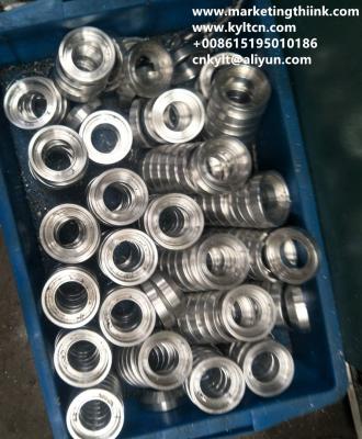 China precision metal NC turned part by aluminum alloy for sale