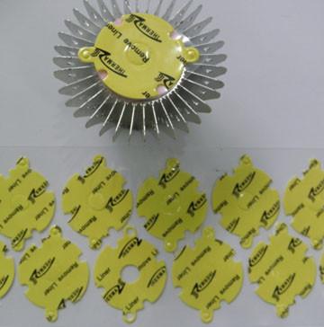 China Yellow High Dielectric Strength Thermal Conductive Pad 3.0W/mK For Telecommunication Hardware silicone pad -50 to 200℃ for sale