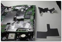 China Ultra Thin Black Carbon Thermal Graphite Sheet 2.2 g/cc Density 10W/m-K Conductivity for Electronics for sale