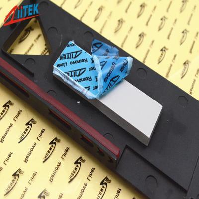 China Specific Gravity 2.9 G/Cc Thermal Gap Pad Performance Insulation Silicone For Set Top Boxes for sale
