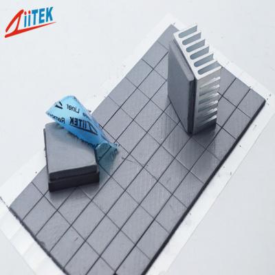 China 3.5mmT Grey Moldability For Complex Parts Heat Sink Pad For LED Flexible Strip for sale