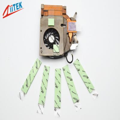 China 4.0W/Mk Ultra Soft Low Resistance Thermal Gap Pad TIF100-40-07E Light Green 5.5 MHz Dielectric Constant for sale