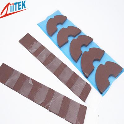 China 6.2 W/M-K Deep Red​ Thermal Gap Filler For Handheld Portable Electronics for sale