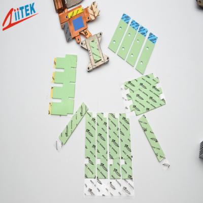 Cina Verde Ultrasoft 3.0W/m. - gap filler termico TIF100-30-07E del dissipatore di calore del CPU del silicone di K con 35shore00 -50 a 200℃ in vendita