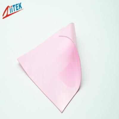 China Pink LCD Heatsink Thermal Conductive Pad 1.5W/mK ,silicone rubber sheet TIF100-15-14S, 60 Shore 00 for sale