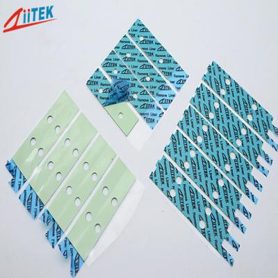 China Conductividad térmica altamente eficiente 1.2W/mk 100x100 mm Pads termal de silicona para materiales de aislamiento de calor por computadora portátil en venta