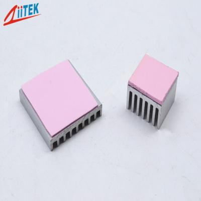 China Silicone Thermal Pad Blue Wholesale Silicone Rubber Thermal Insulation Pad Thermal Silicone Pad With Adhesive For Al Servers for sale