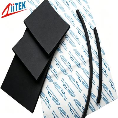 China Good Insulation Properties Black Silicone Foaming Material For Telecommunication And Electrical Cabinets for sale