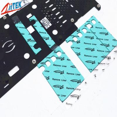 China Smart Phone Green 2.0W/MK Thermal Conductivity Pad Thermal Insulation Silicone Thermal Gap Pad For CPU/LED/PCB for sale
