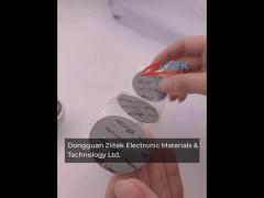 grey 2.5 w / mk compressible conductive heatsink thermal gap filler with adhesive backing  60 shore